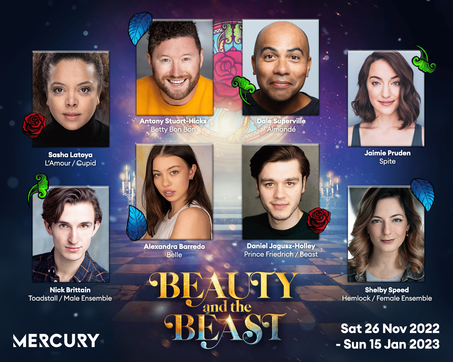 Beauty And The Beast 2022 Cast